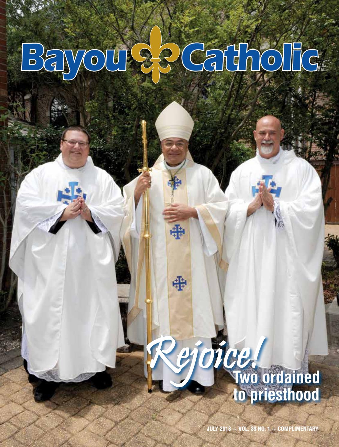 Bayou Catholic Magazine July 2018 by Diocese of Houma-Thibodaux - Issuu