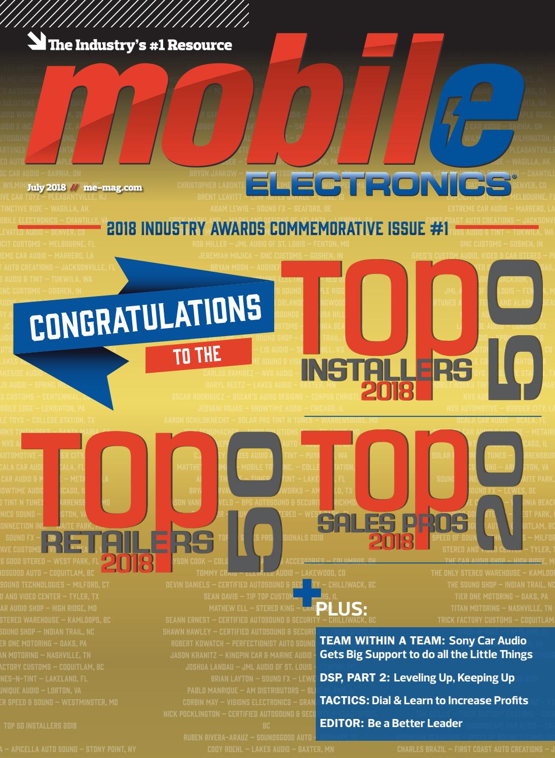 Mobile Electronics Magazine July 2018 by Mobile Electronics - Issuu