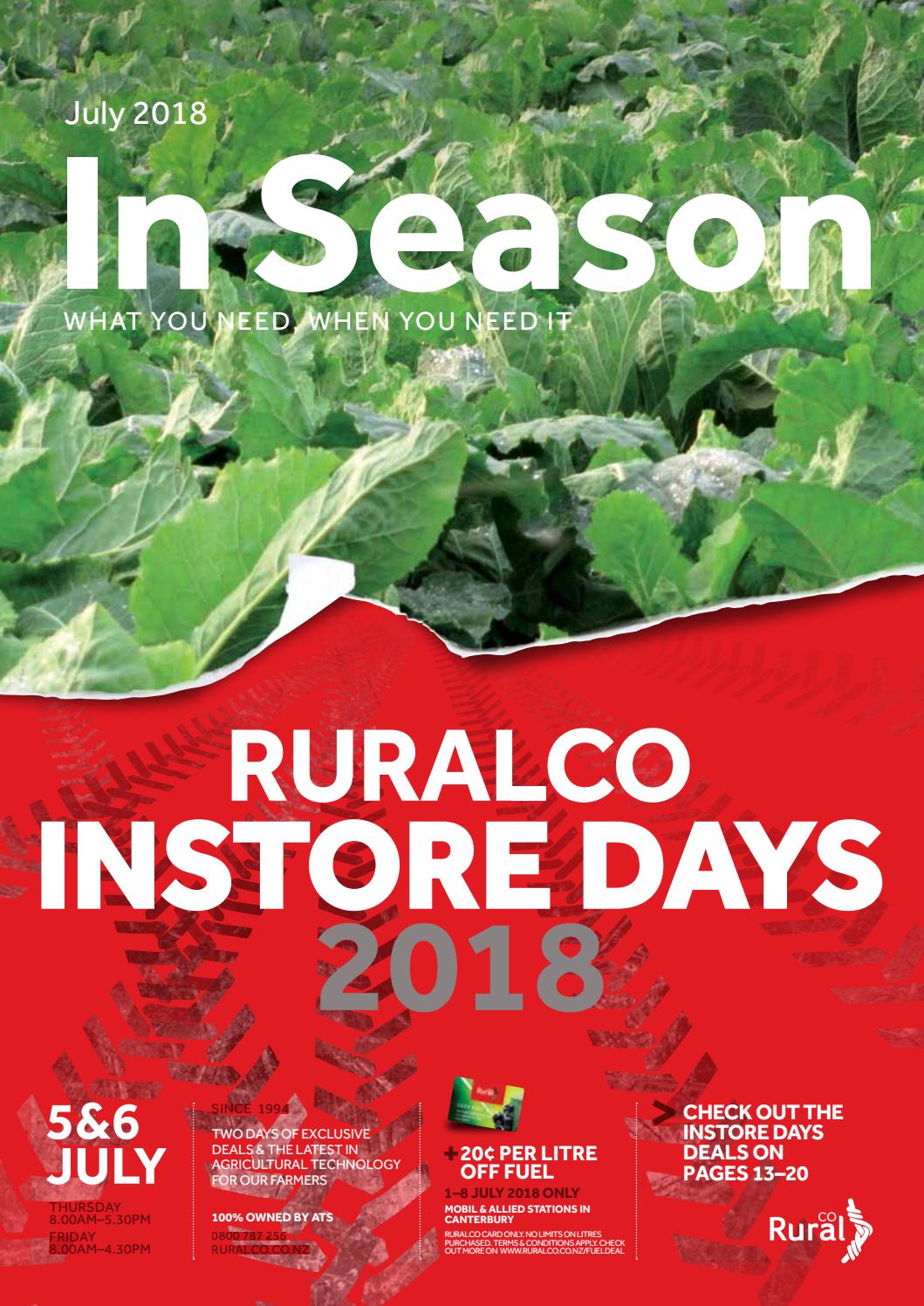 In Season July 2018 by Ruralco - Issuu