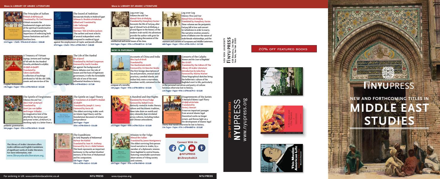 2017 Middle East Studies by NYU Press - Issuu