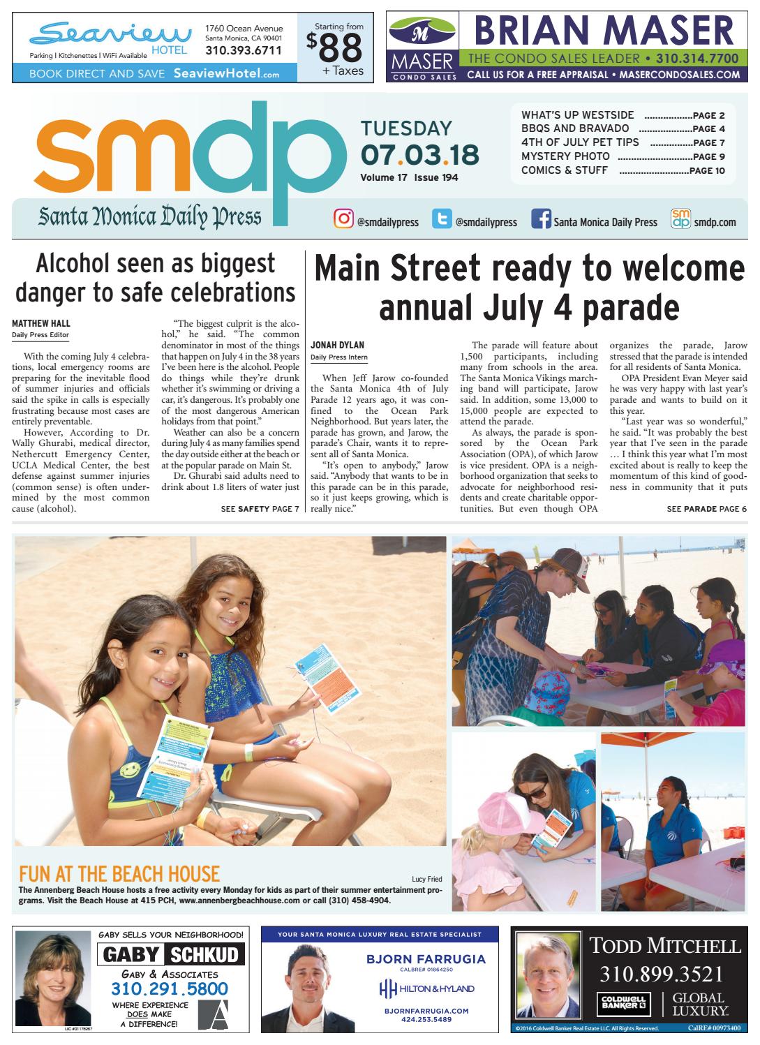 Tuesday, July 3, 2018 by Santa Monica Daily Press - Issuu