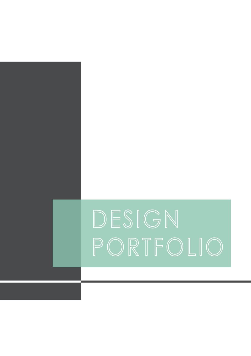 DESIGN PORTFOLIO by Yuyou - Issuu