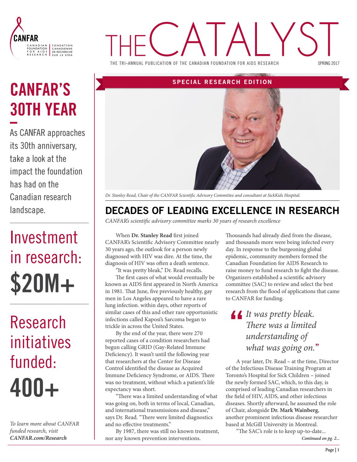 The Catalyst Newsletter Spring 2017 by CANFAR - Issuu
