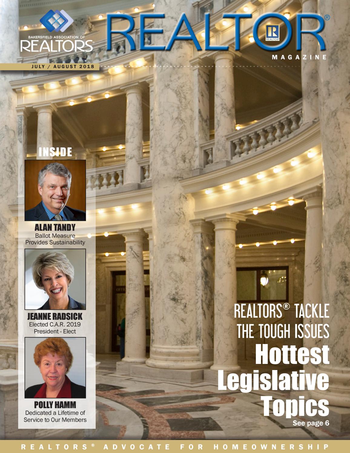 REALTOR Magazine July August 2018 by Bakersfield Association of ...