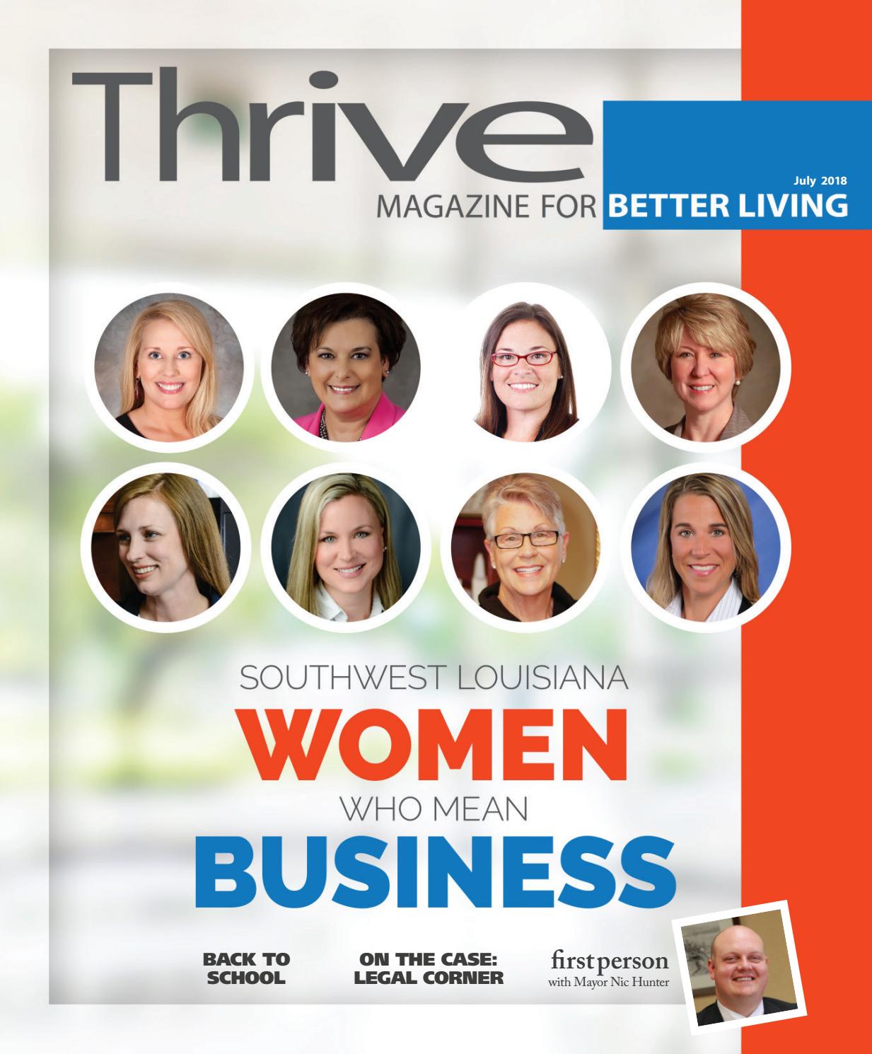 Thrive July 2018 Issue by Thrive Magazine - Issuu