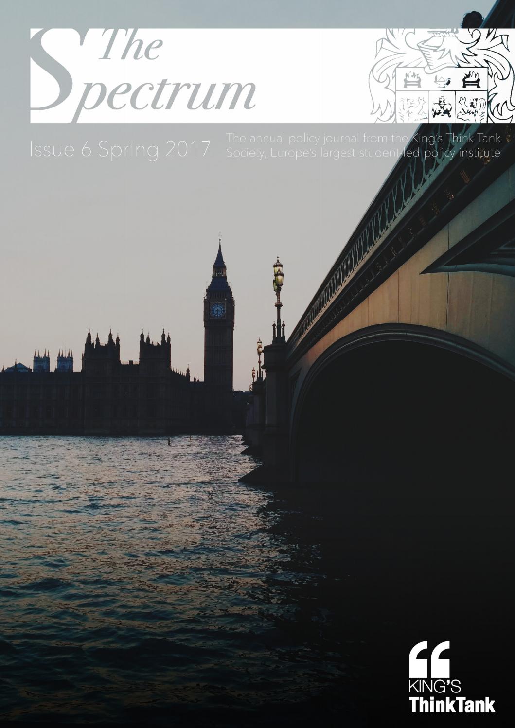 The Spectrum - Issue 6 (2017) by King's Think Tank - Issuu