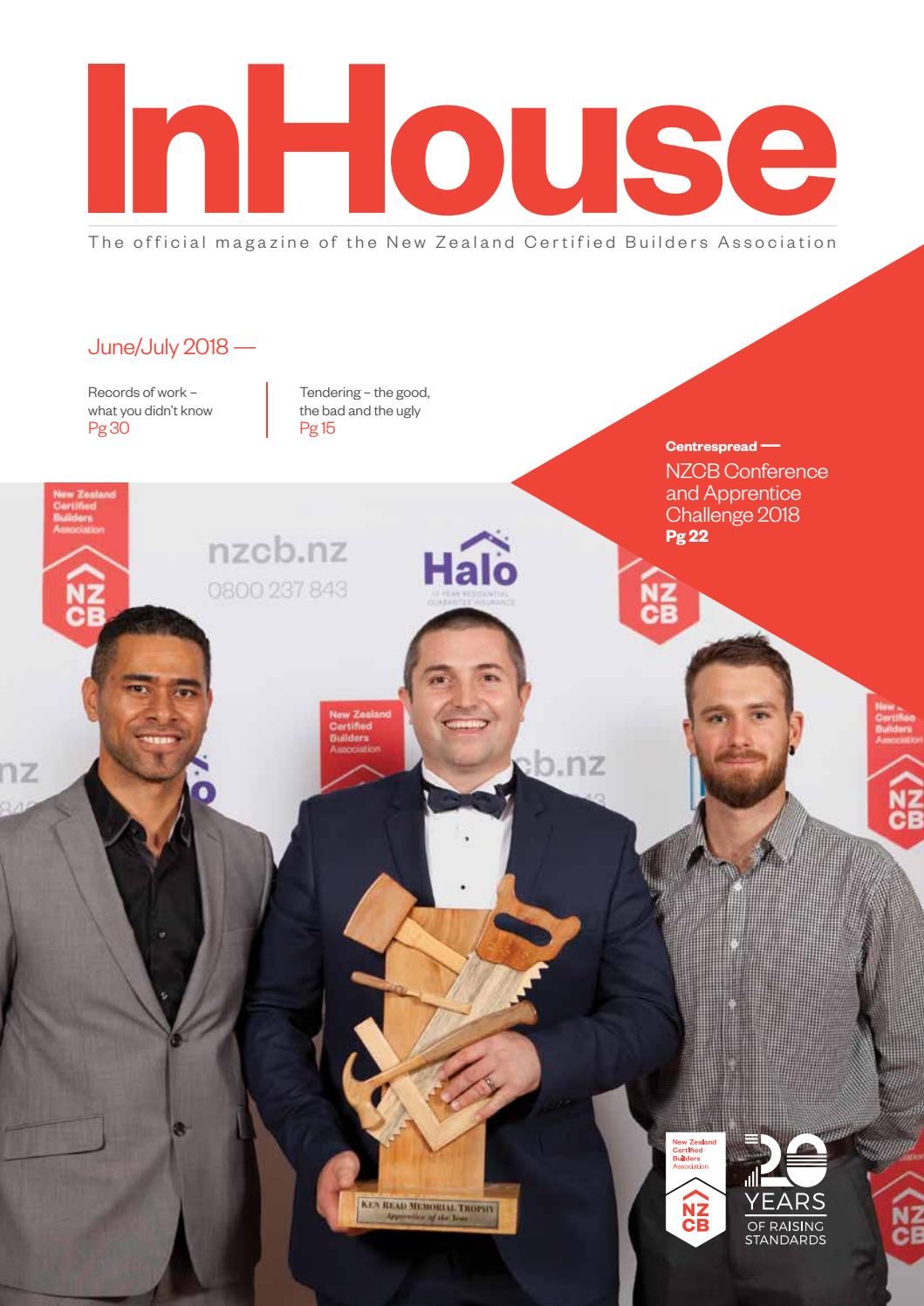 NZCB InHouse Magazine June/July 2018 by NZCB - New Zealand Certified ...