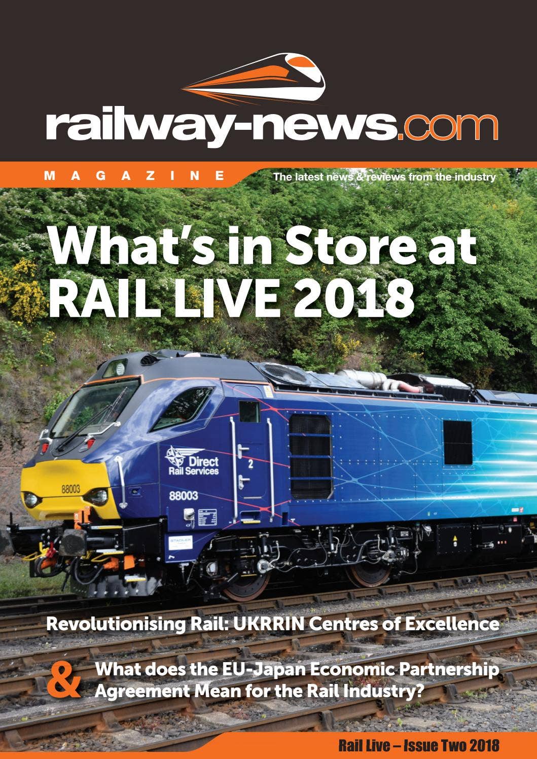 Railway-News Magazine Rail Live – Issue Two 2018 by a2b Global Media - Issuu