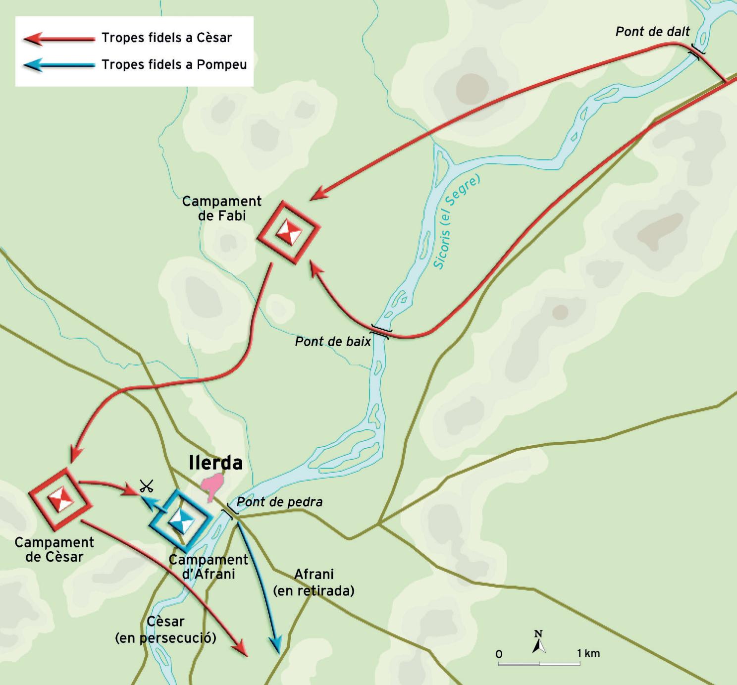 Mapa de la batalla d'Ilerda by Sapiens.cat - Issuu
