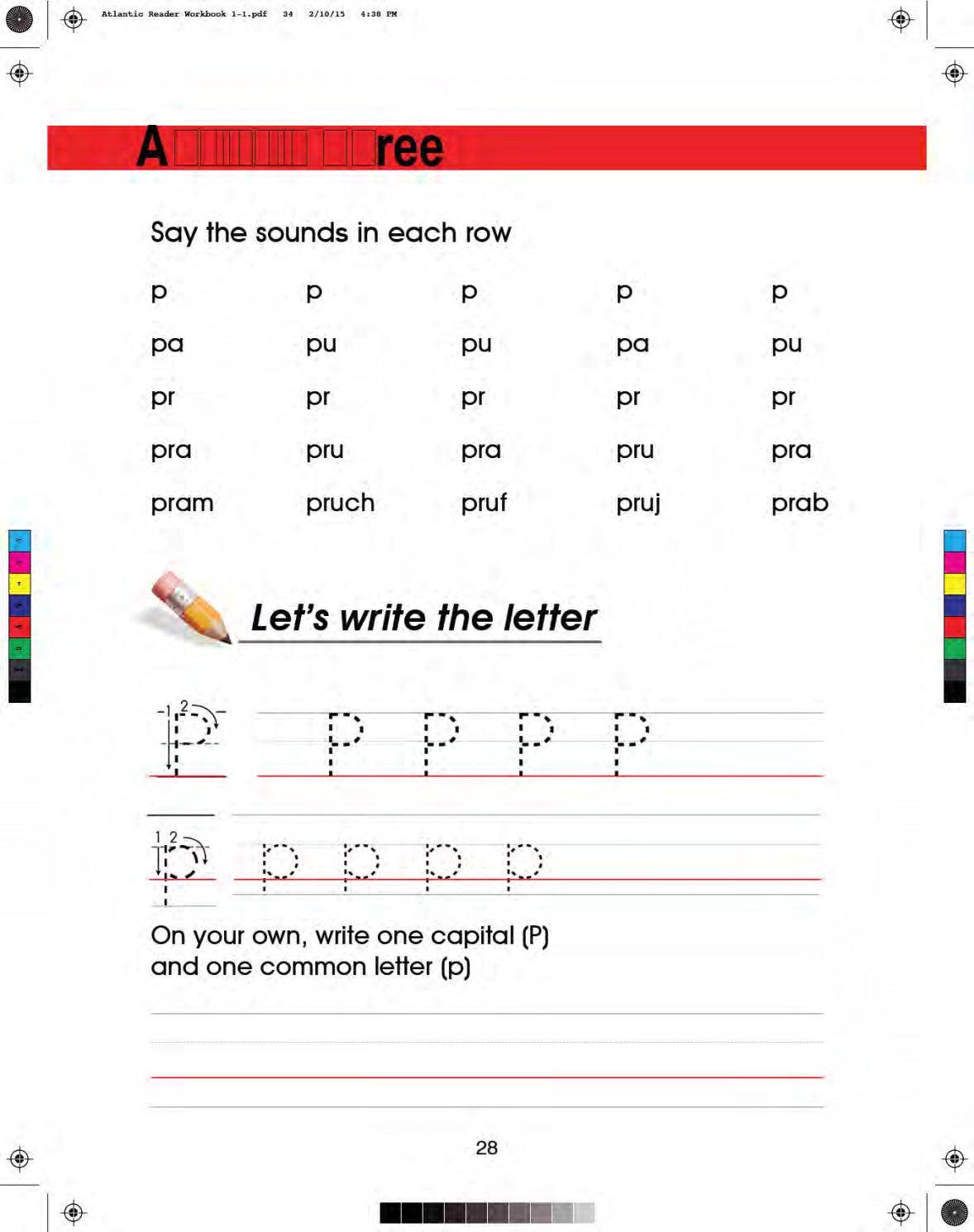 Atlantic Reader Workbook 1 by Ministry of Education Guyana - Issuu