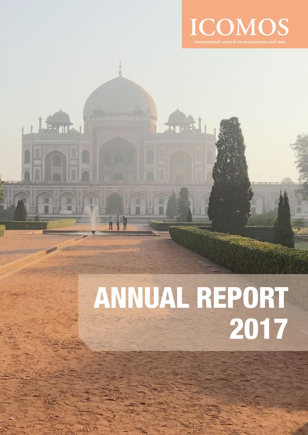 2017 ICOMOS Annual Report by ICOMOS International Council on Monuments ...