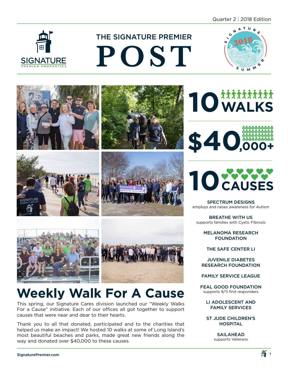 Signature Premier Post Q2 | 2018 by Signature Premier Properties - Issuu