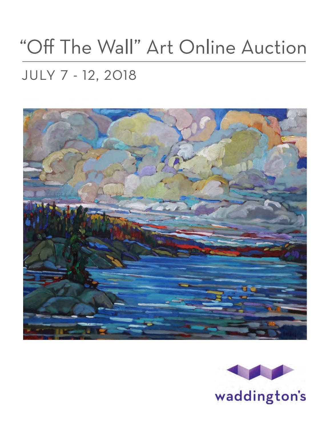 "Off The Wall" Art Online Auction | Aug. 7 - 12, 2018 by waddingtons ...