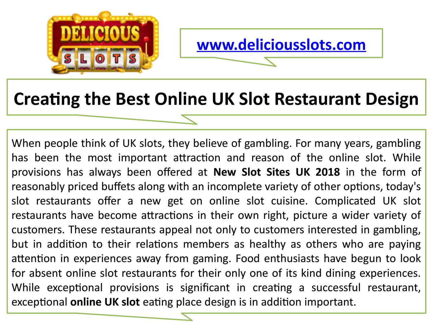 Creating the Best Online UK Slot Restaurant Design by Summay Sanga - Issuu