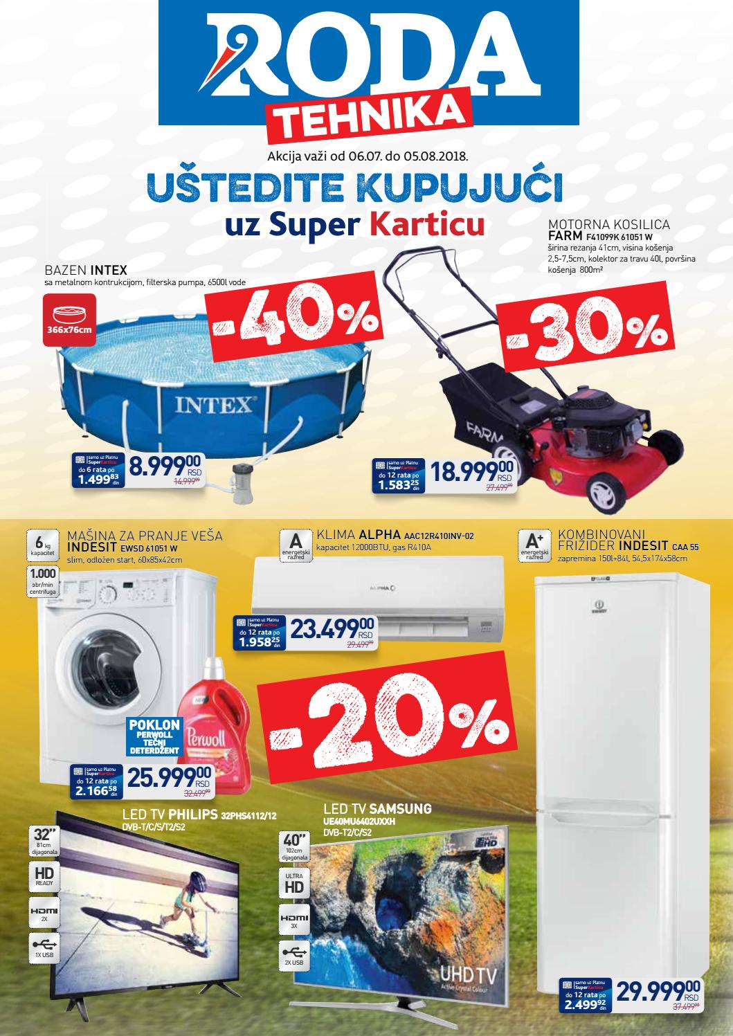 Roda katalog Tehnika i super kartica od 06.07.-05.08.2018. by Catalog ...