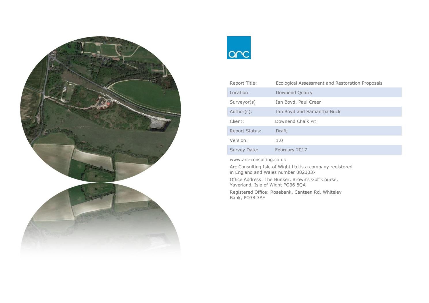 Example Ecology Report by Arc Consulting - Issuu