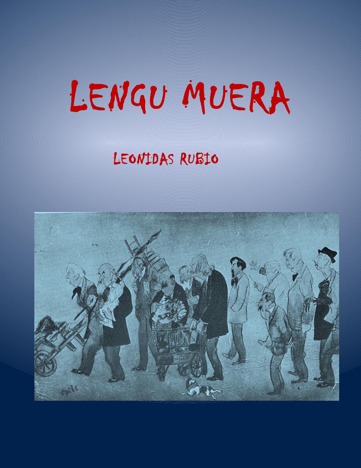 Lengua Muerta by Monica Montero Fernandez - Issuu