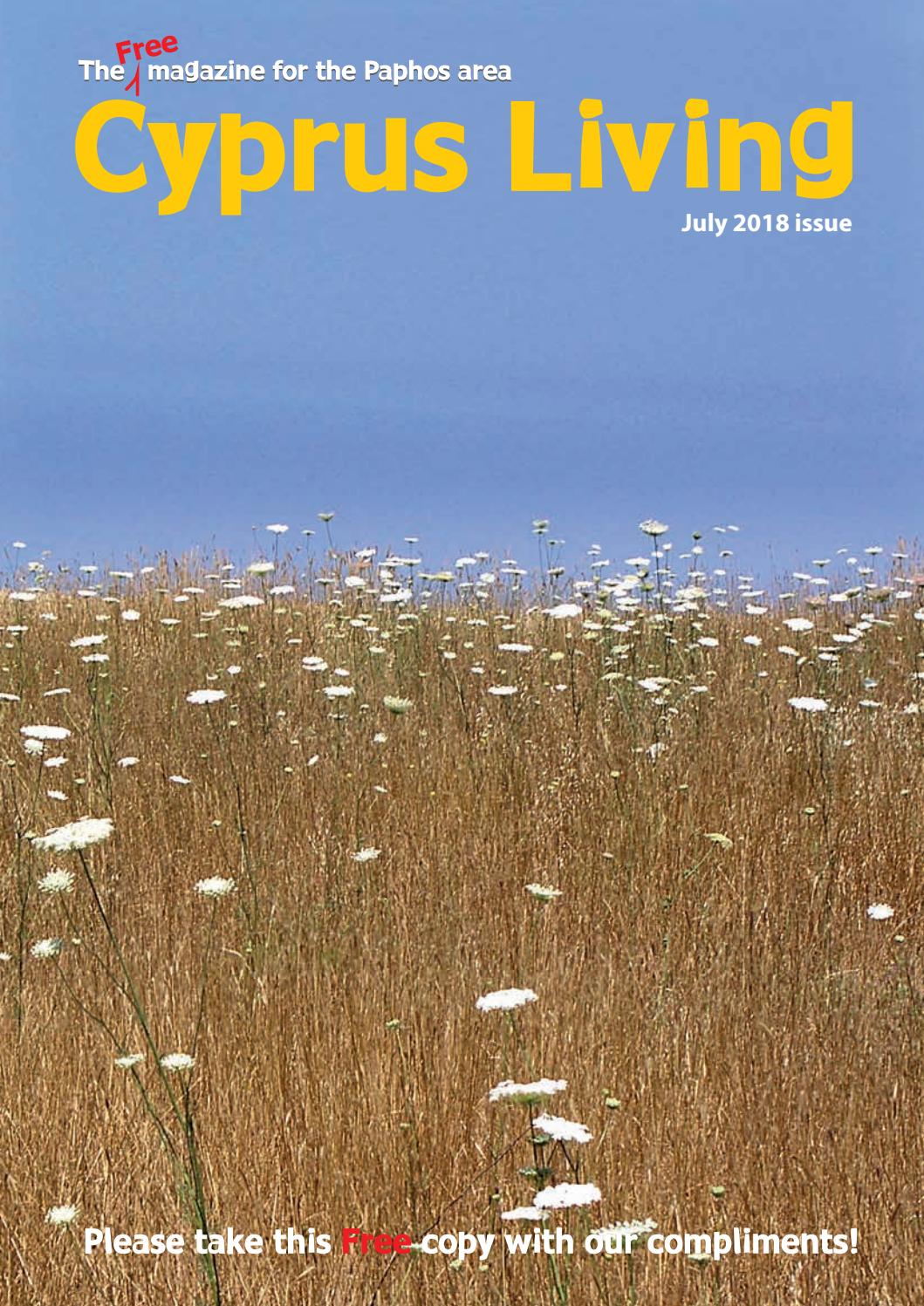 Cyprus Living Magazine July 2018 by Cyprus Living Magazine - Issuu