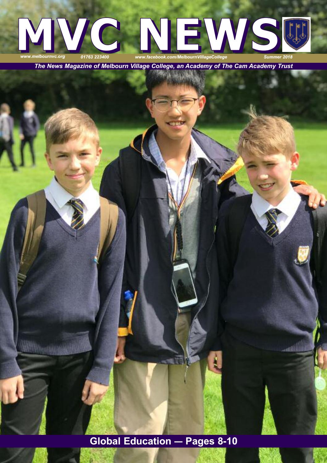MVC News Summer 2018 by The Cam Academy Trust - Issuu