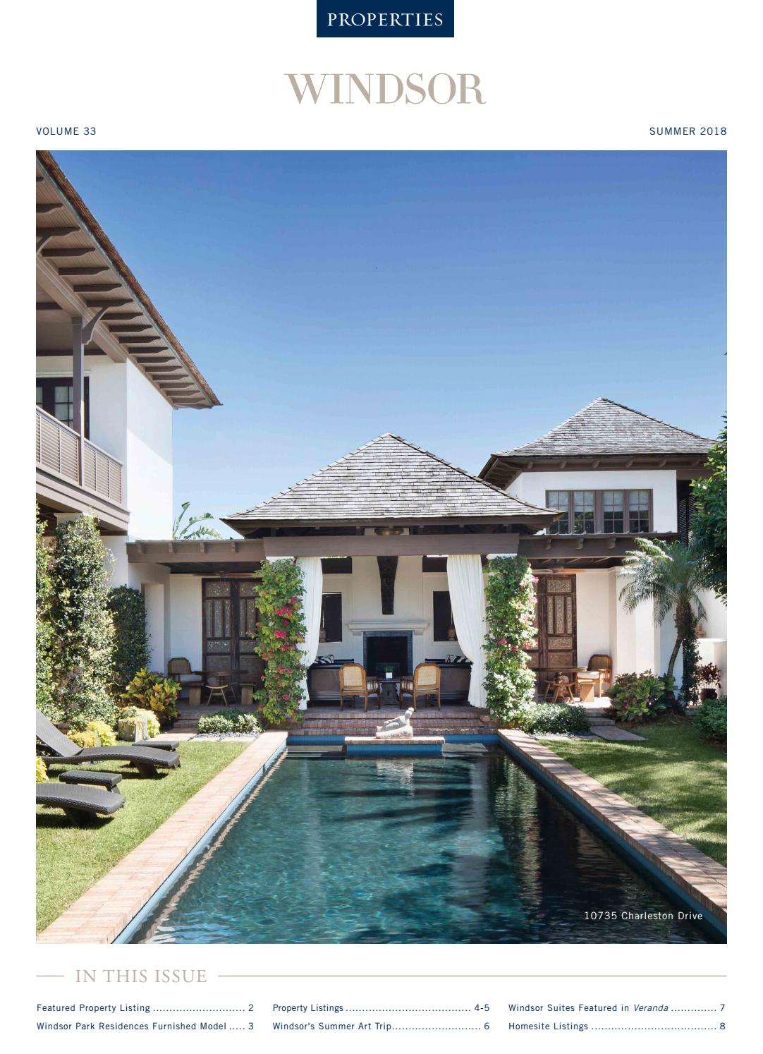 Windsor Properties Newsletter Summer 2018 by Windsor Properties - Issuu