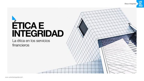 Ética 3 Etica en los servicios financieros by Consultorías en ...