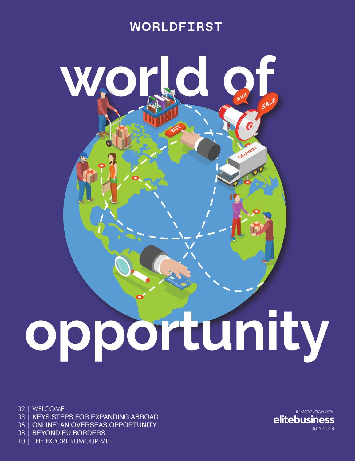 World of Opportunity - Sponsored by WorldFirst by Elite Business ...