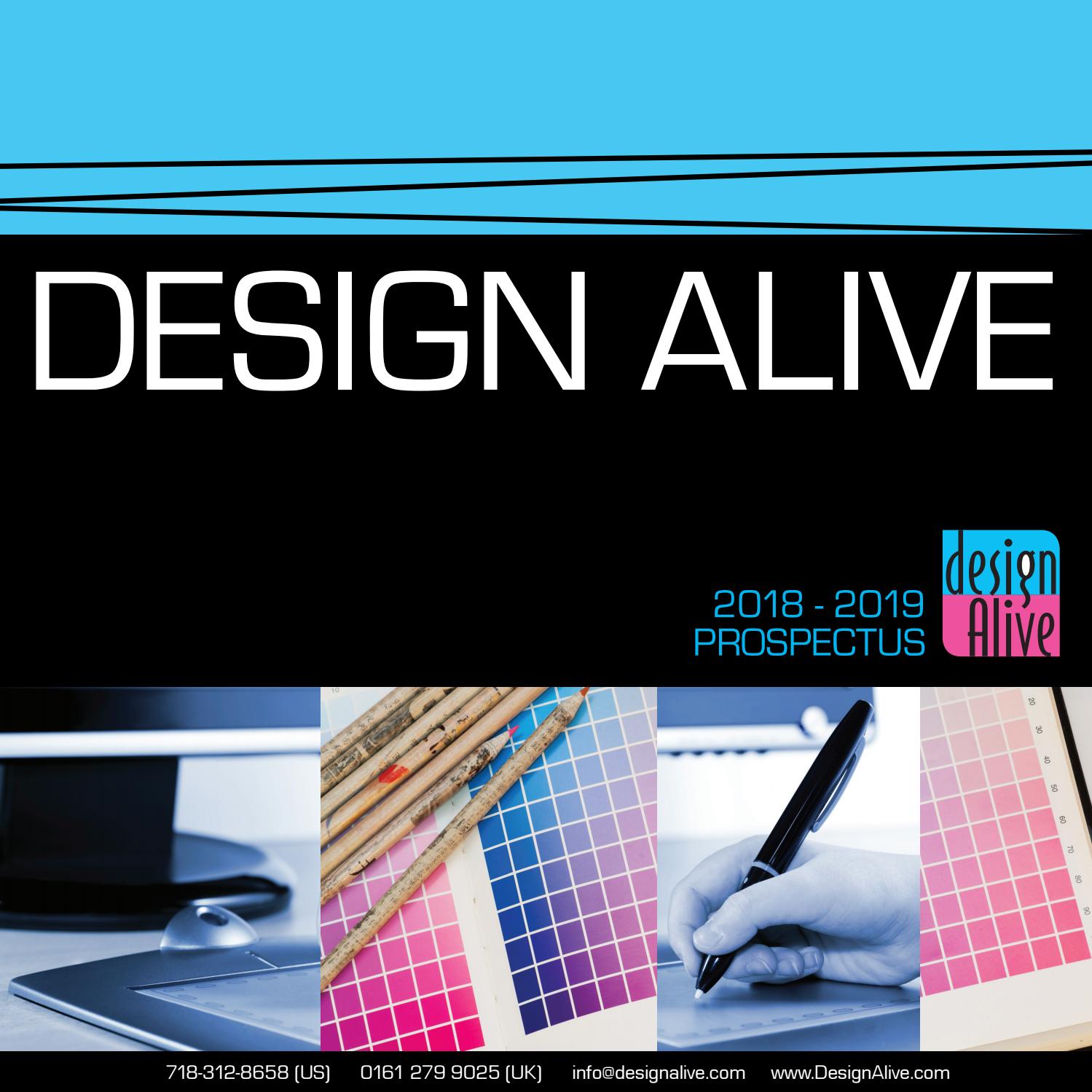 Design Alive Prospectus 2018-2019 by Design Alive LTD - Issuu