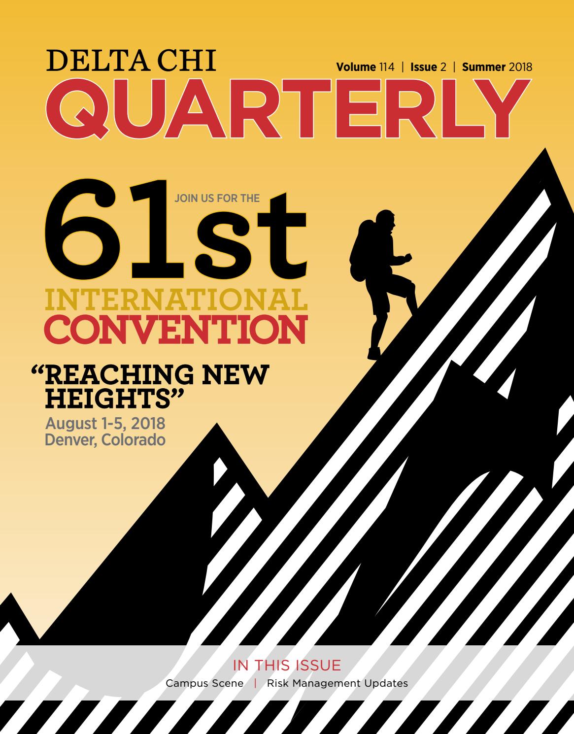 Delta Chi Quarterly - Volume 114, Issue 2 by Delta Chi Fraternity - Issuu