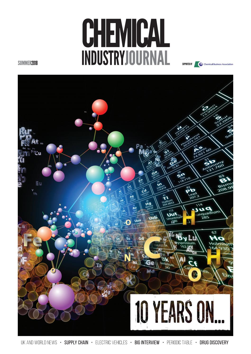 Chemical Industry Journal 11 by Distinctive Media Group Ltd - Issuu