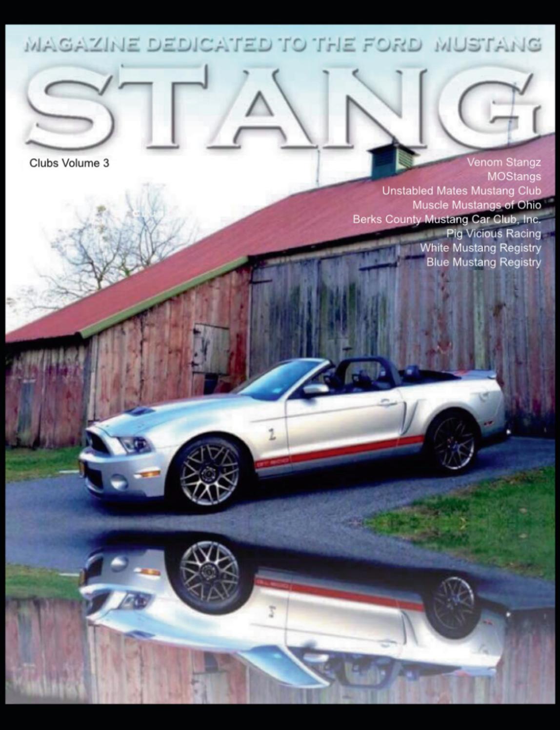 STANG Magazine Clubs Volume 3 by STANG Magazine - Issuu