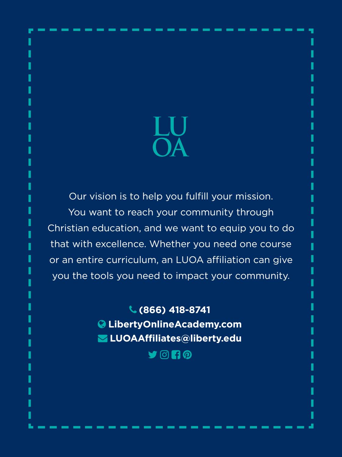 LUOA Strategic Affiliates Extended Brochure by Liberty University - Issuu
