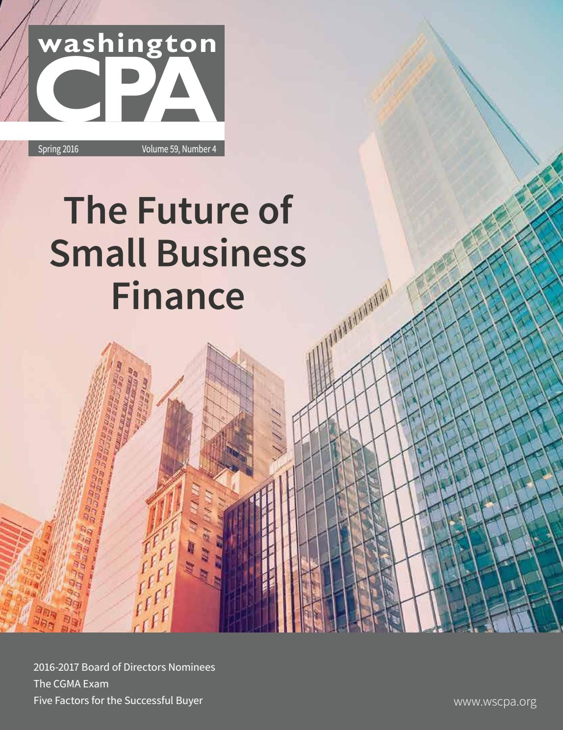 WashingtonCPA 2016 Spring by Washington Society of CPAs - Issuu