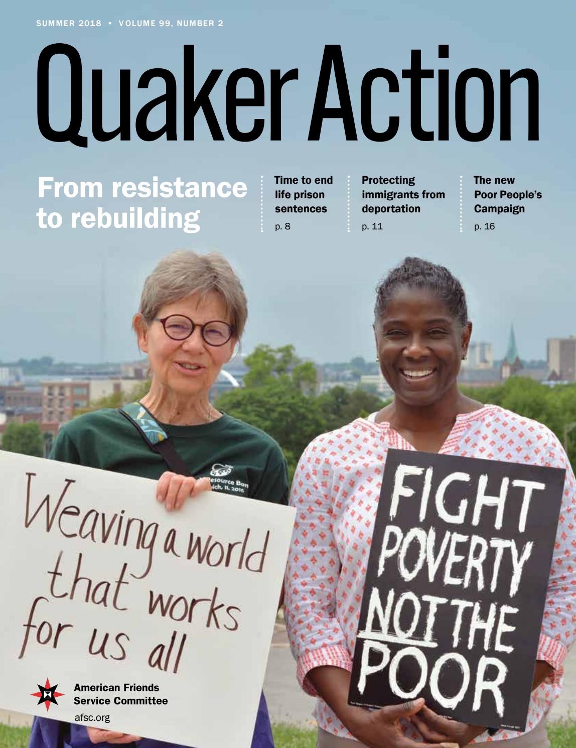 Quaker Action: From resistance to rebuilding (Summer 2018) by American ...