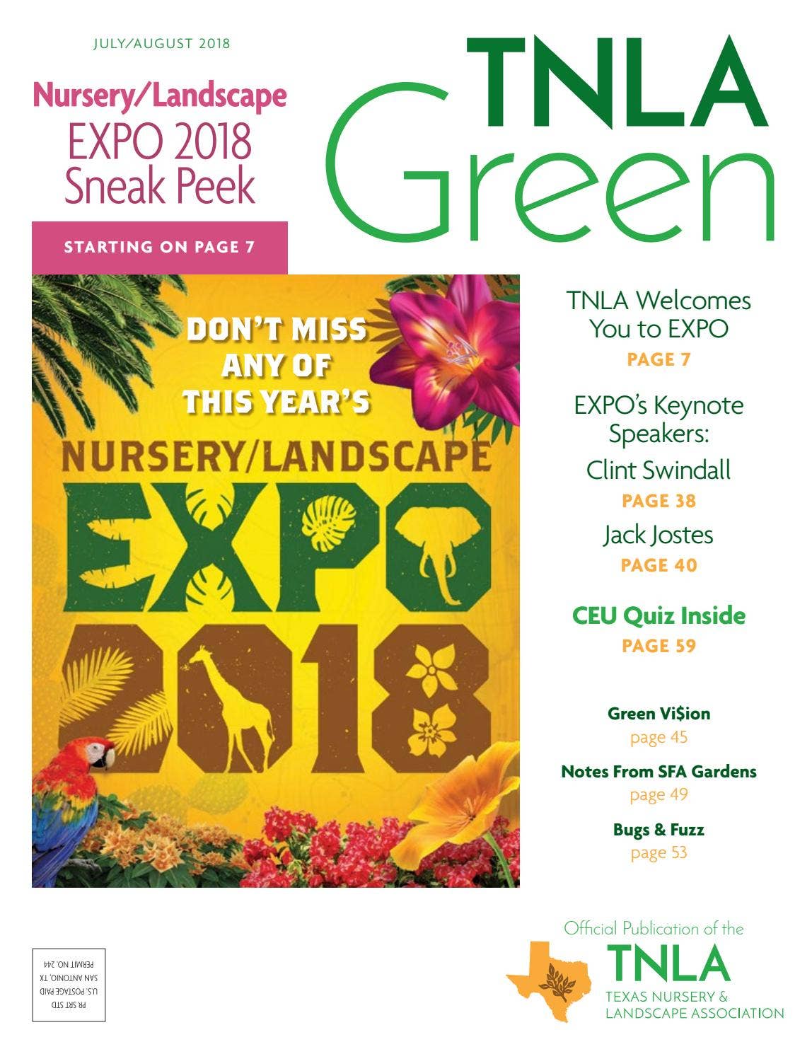 TNLA Green July/August 2018 by Texas Nursery & Landscape Association ...