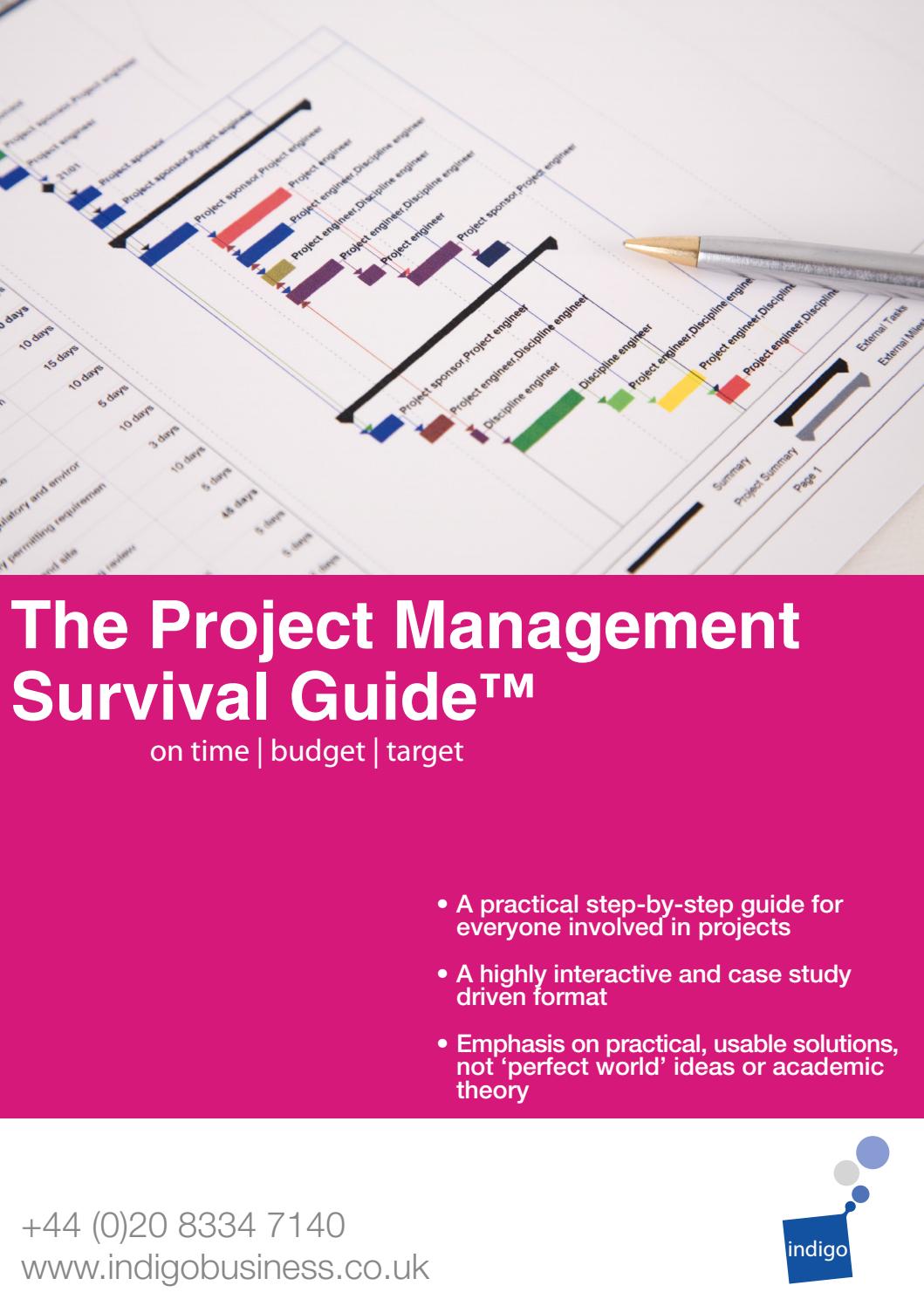 INDIGO - The Project Management Survival Guide by Indigo Business ...