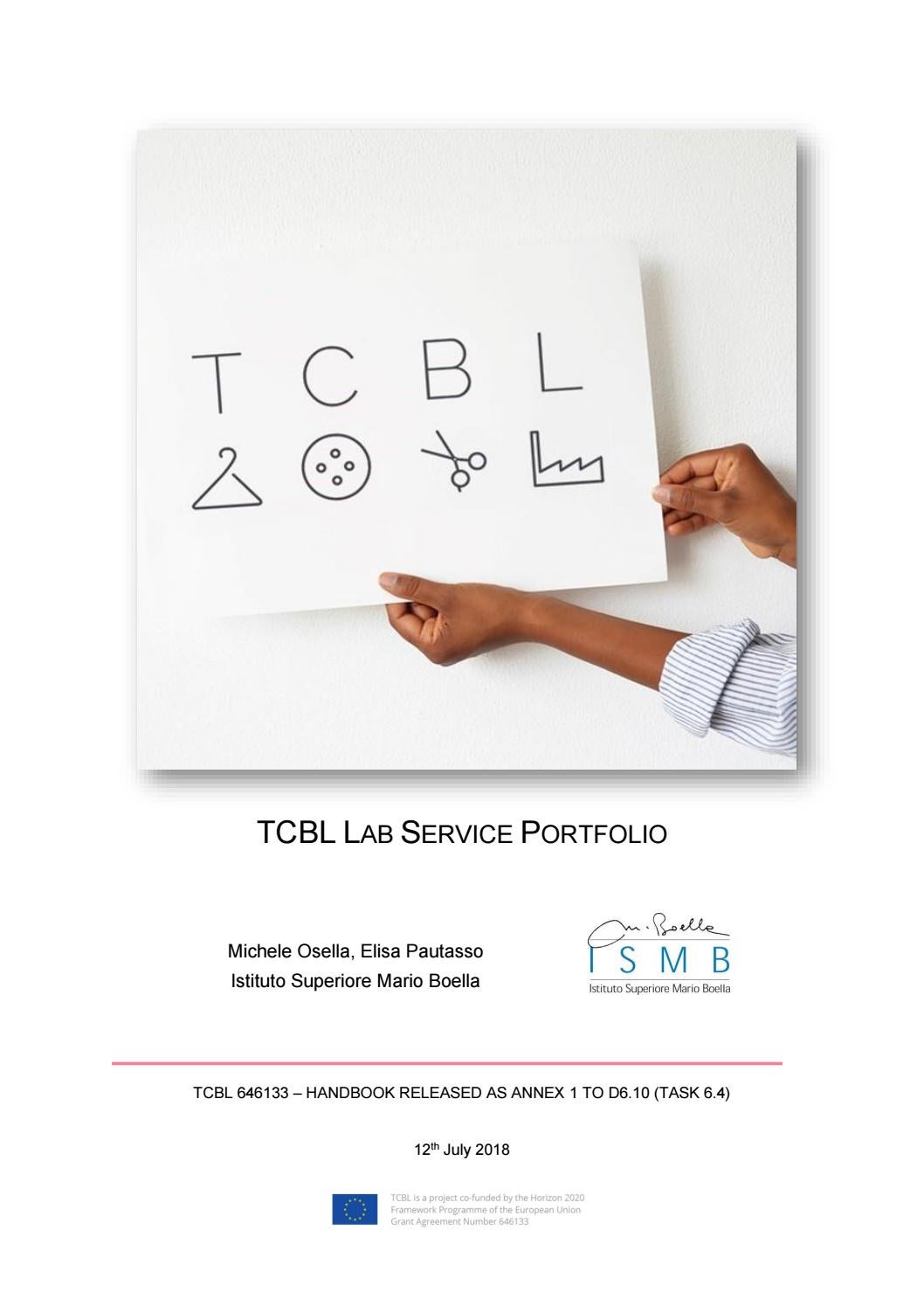 Tcbl lab service portfolio by TCBL - Issuu