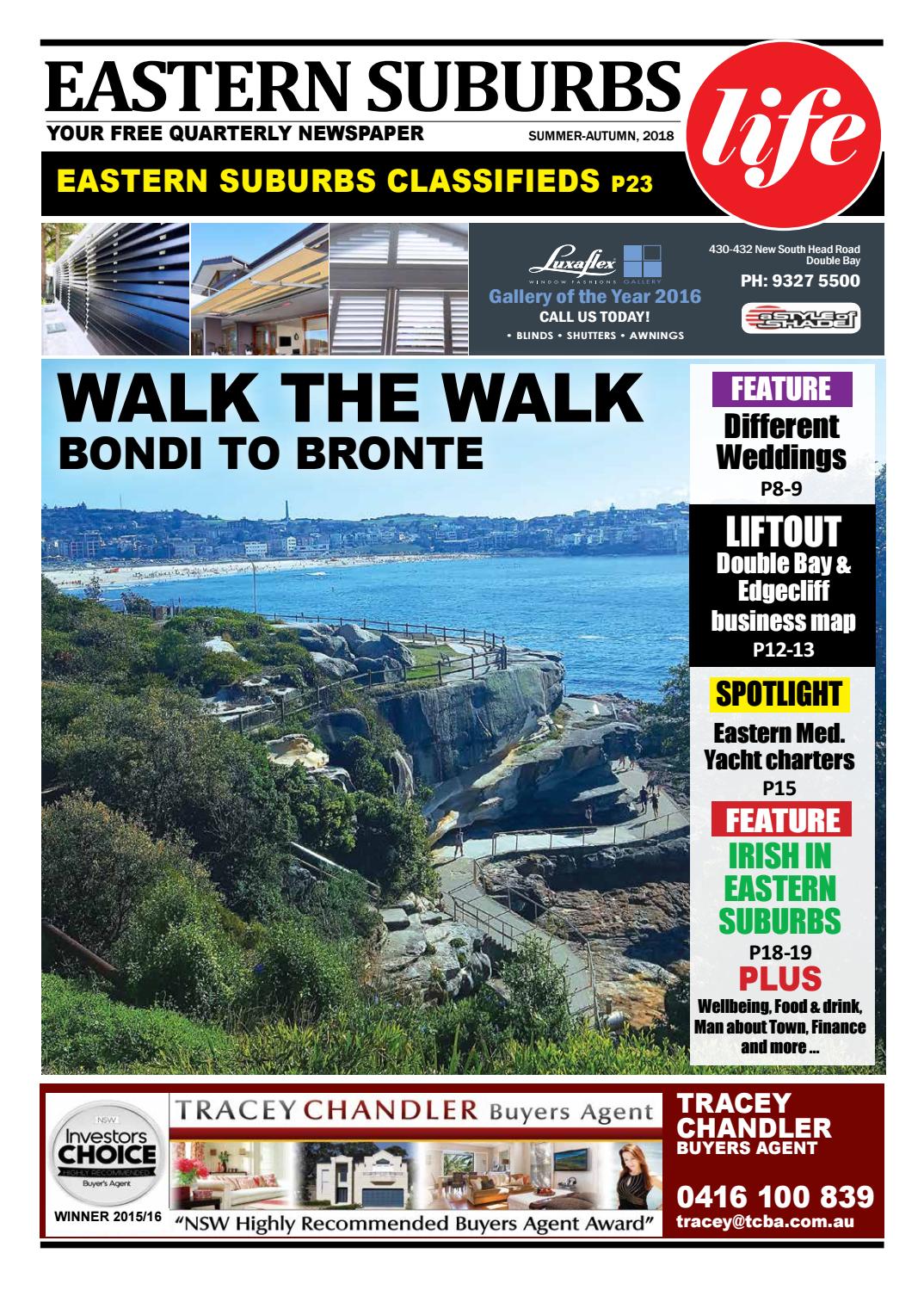 Eastern Suburbs Life February 2018 by Eastern Suburbs Life - Issuu