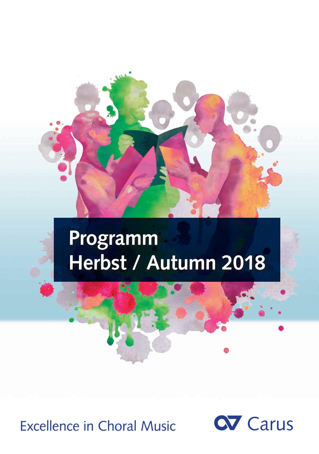 Carus-Verlag Programm Herbst / Autumn 2018 by Carus-Verlag GmbH & Co KG ...