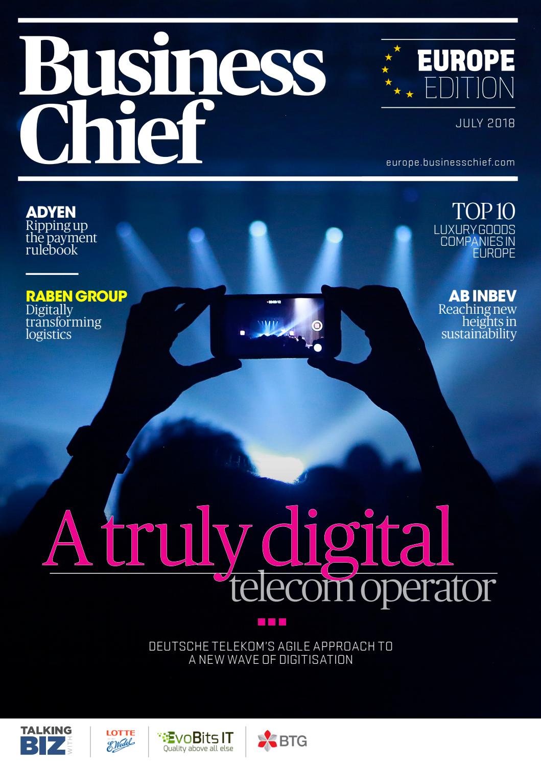 Business Chief Europe Edition - July 2018 by Business Chief Europe - Issuu