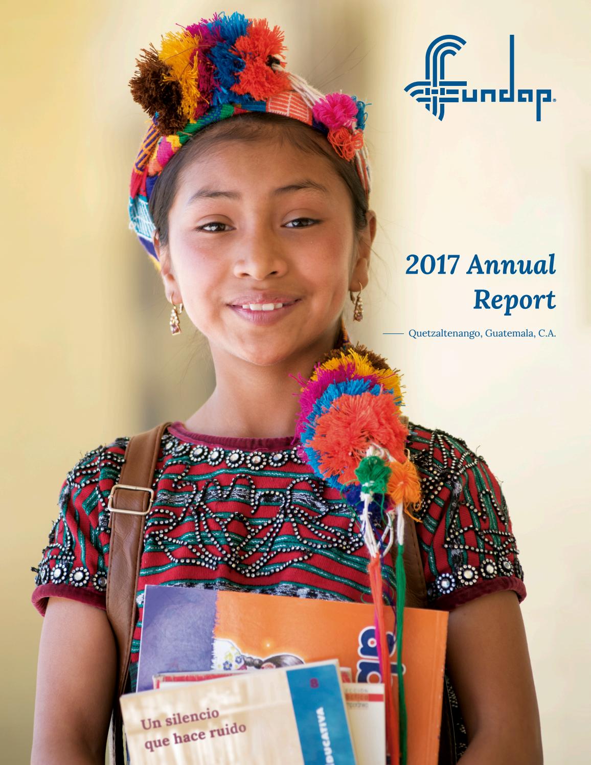 2017 Annual Report - FUNDAP by FUNDAP - Issuu