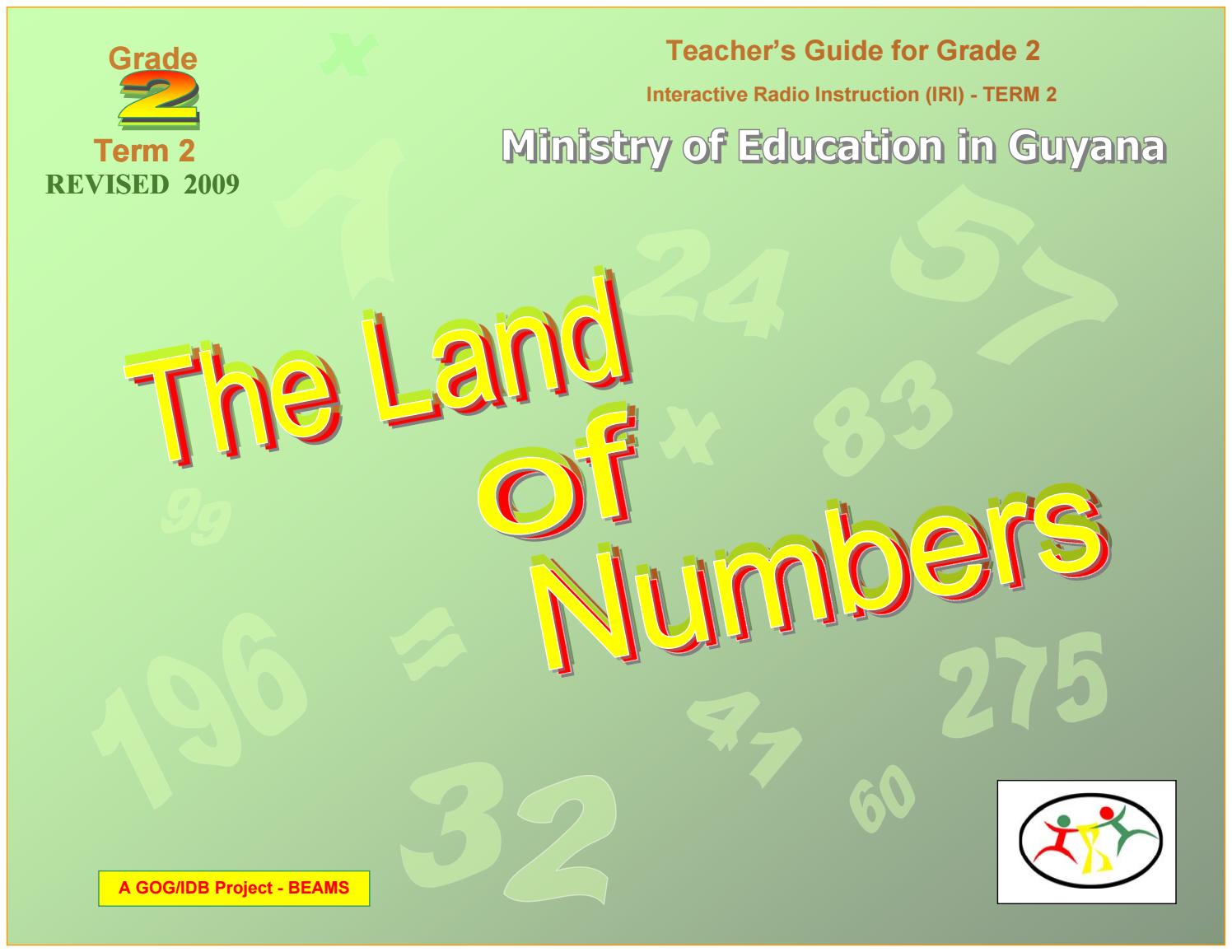 IRI The Land Of Numbers For Grade 2 Term 2 by Ministry of Education ...