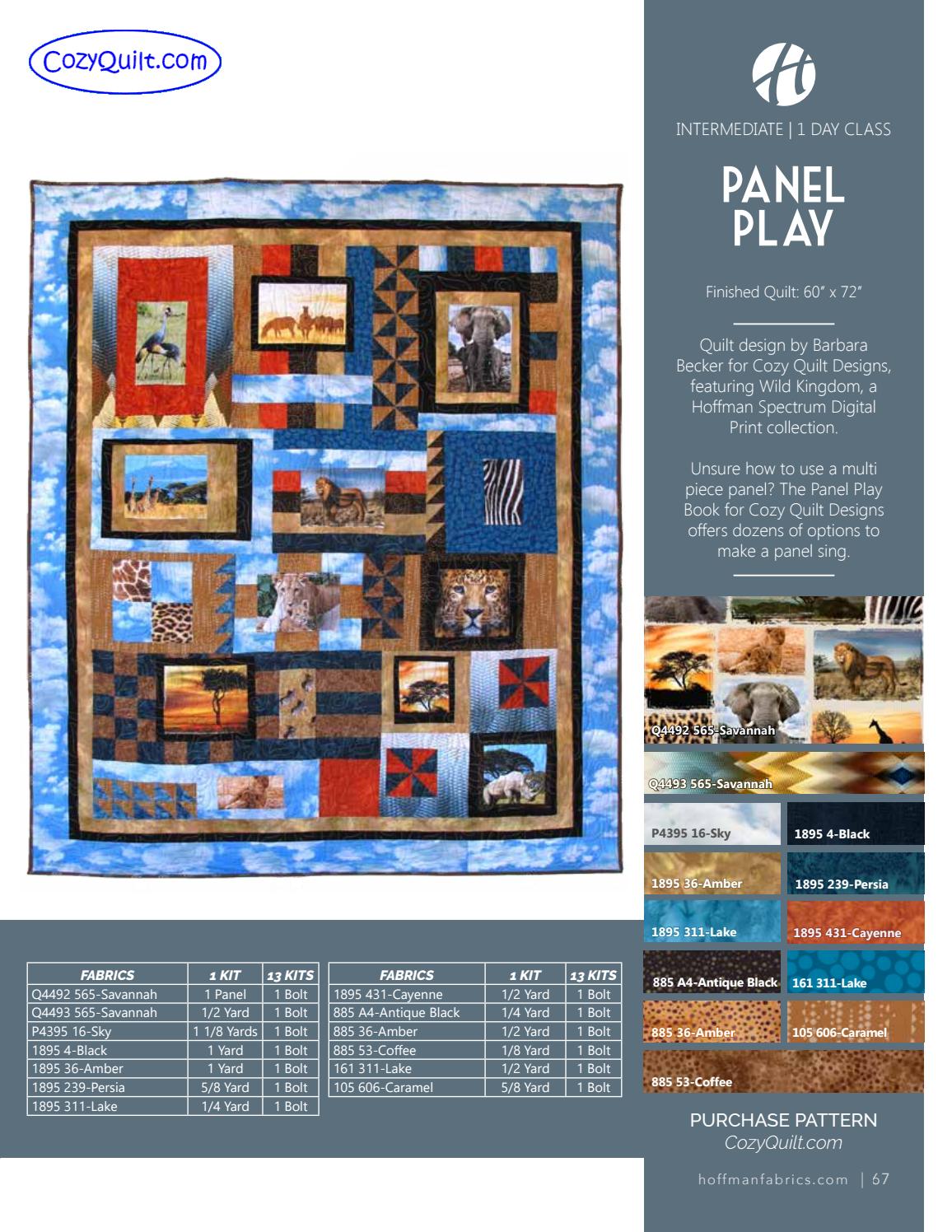 Hoffman Fabrics Spring 2018 Project Book by Hoffman California Fabrics ...