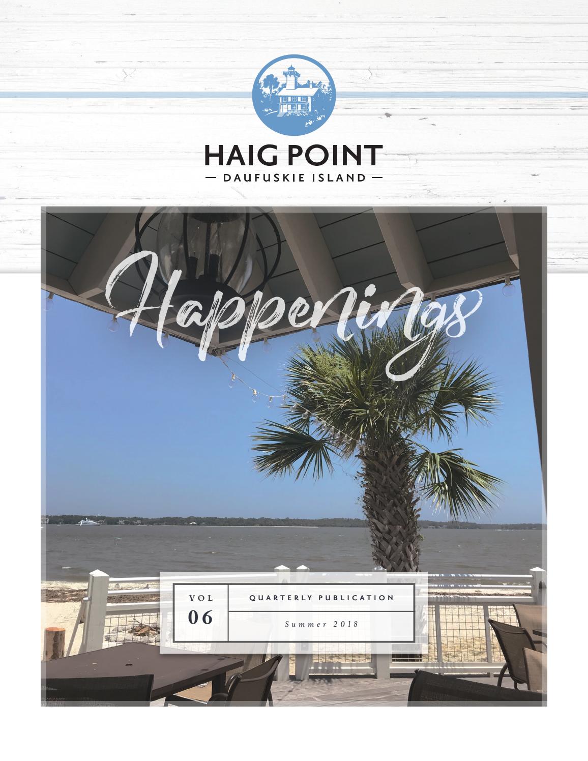 Haig Point Happenings - Summer 2018 by Haig Point Club and Community ...
