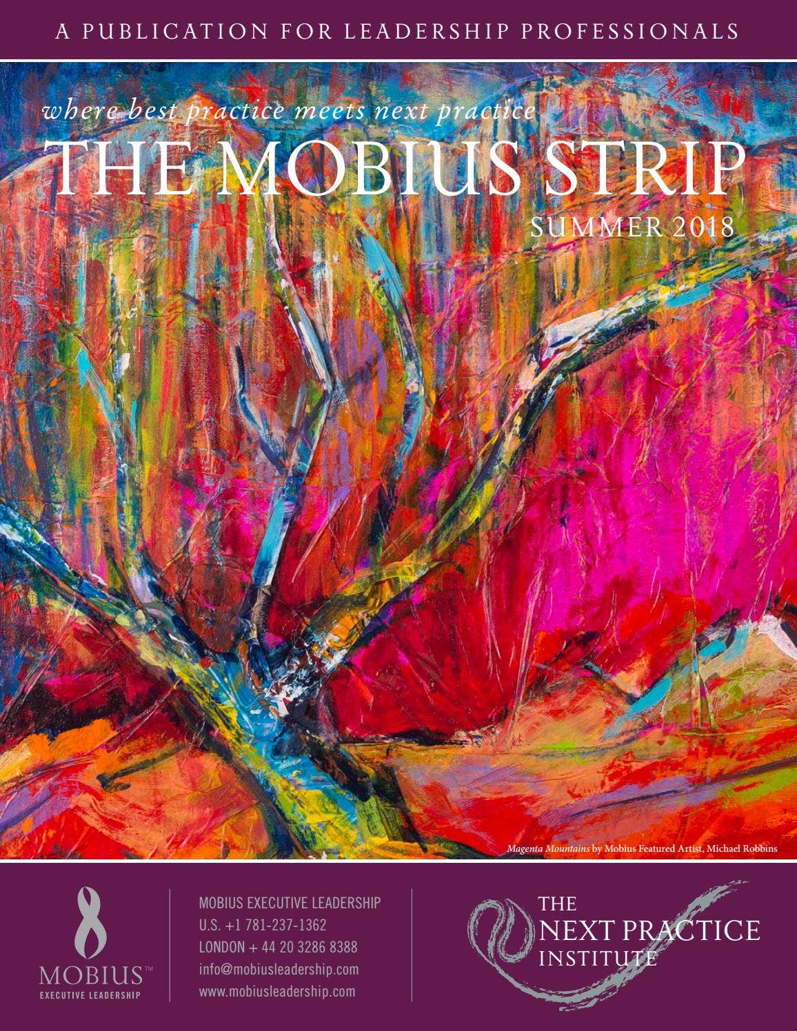 Mobius Strip Summer 2018 by Mobius Executive Leadership - Issuu