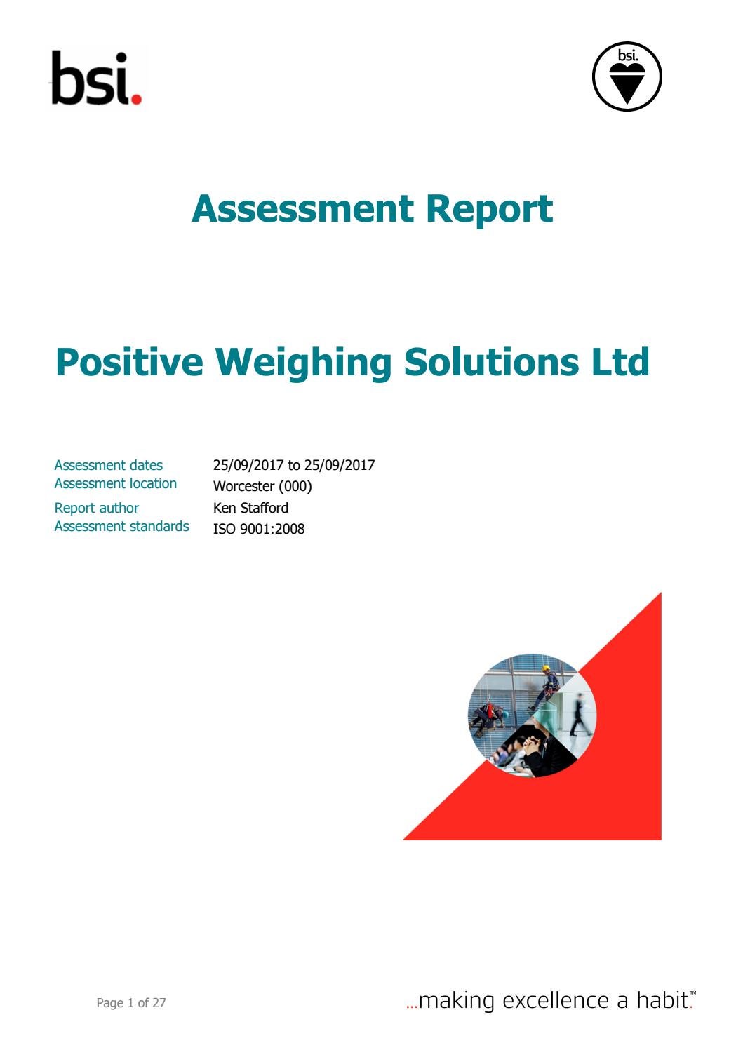 BSI AUDIT 2017 by positiveweighing - Issuu