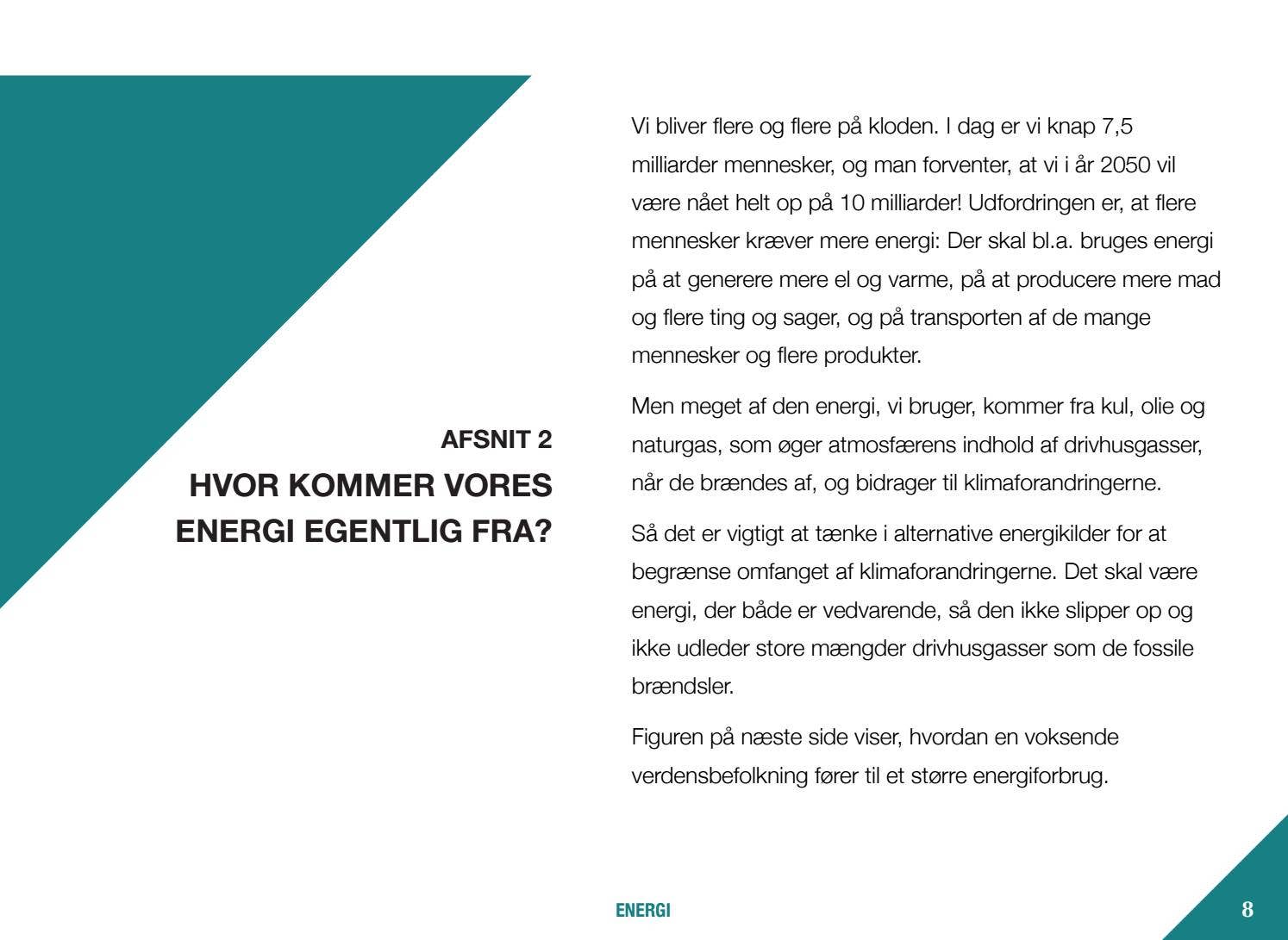 Grøn Energi: 2. Hvor kommer energien fra? by Klimaambassaden - Issuu