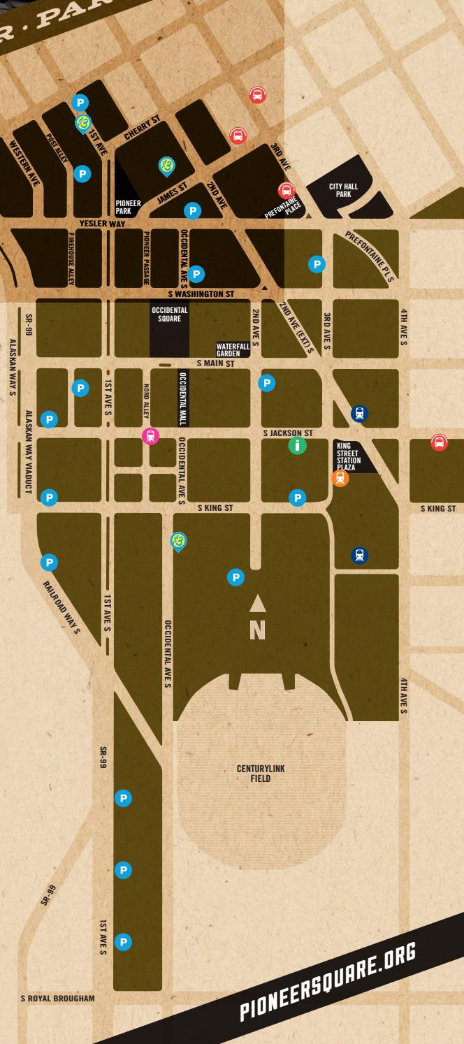 2018 Pioneer Square Map + Guide by Alliance for Pioneer Square - Issuu