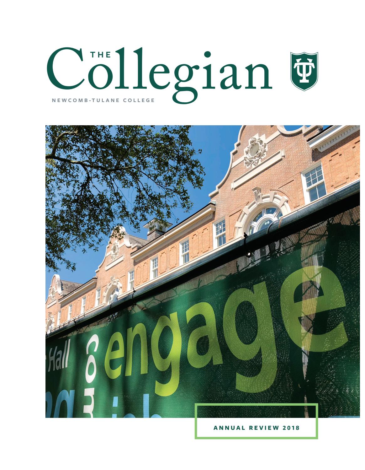 Newcomb-Tulane College: The Collegian 2018 by Tulane University - Issuu
