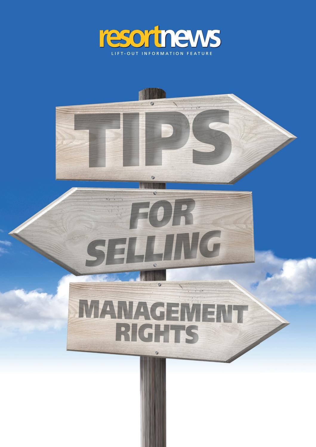 Tips for Selling Management Rights by Multimedia AU/NZ - Issuu