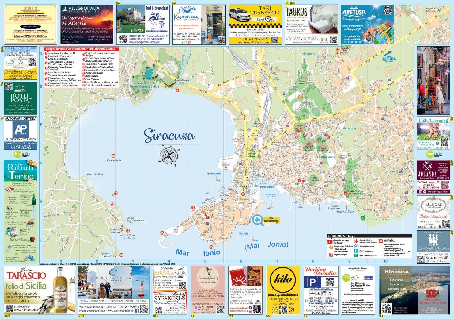 Siracusa Mappa turistica 2018 by Lime Edizioni Milano - Issuu